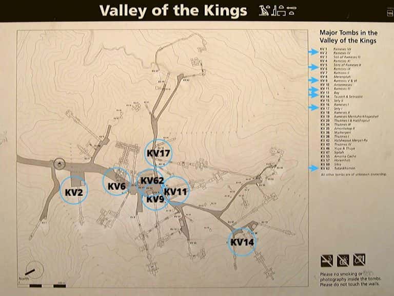 7 BEST TOMBS to Visit in Valley of the Kings (Map+Photos+Tips ...