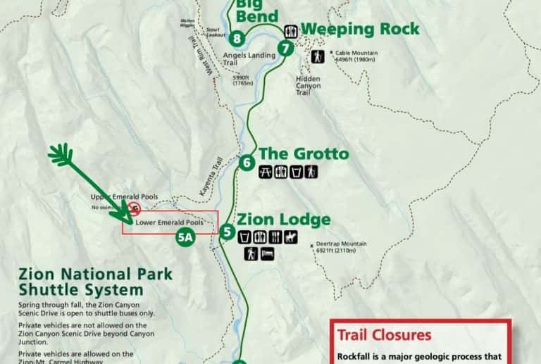 13 Best Stops on Scenic Drive in Zion National Park (Useful Maps ...