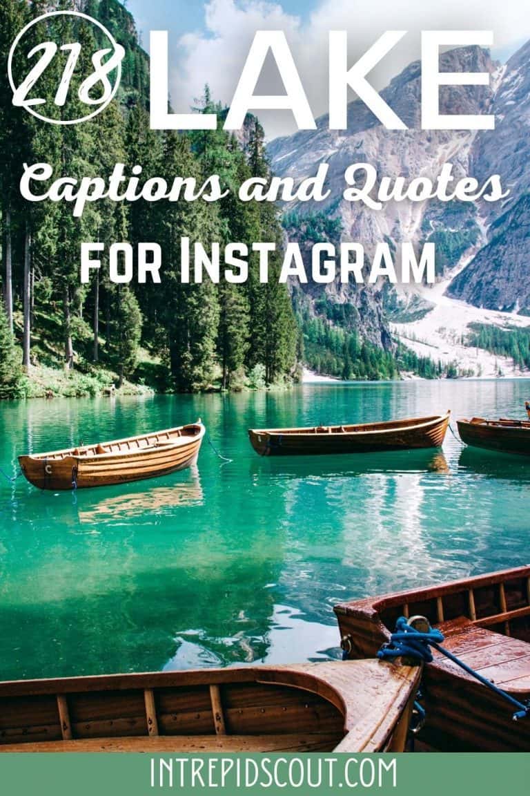218 Beautiful LAKE CAPTIONS and QUOTES to Accompany Your Lake Photos ...