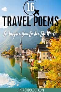 16 POEMS About TRAVEL to Inspire You to See the World • Intrepid Scout