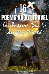 16 POEMS About TRAVEL to Inspire You to See the World • Intrepid Scout