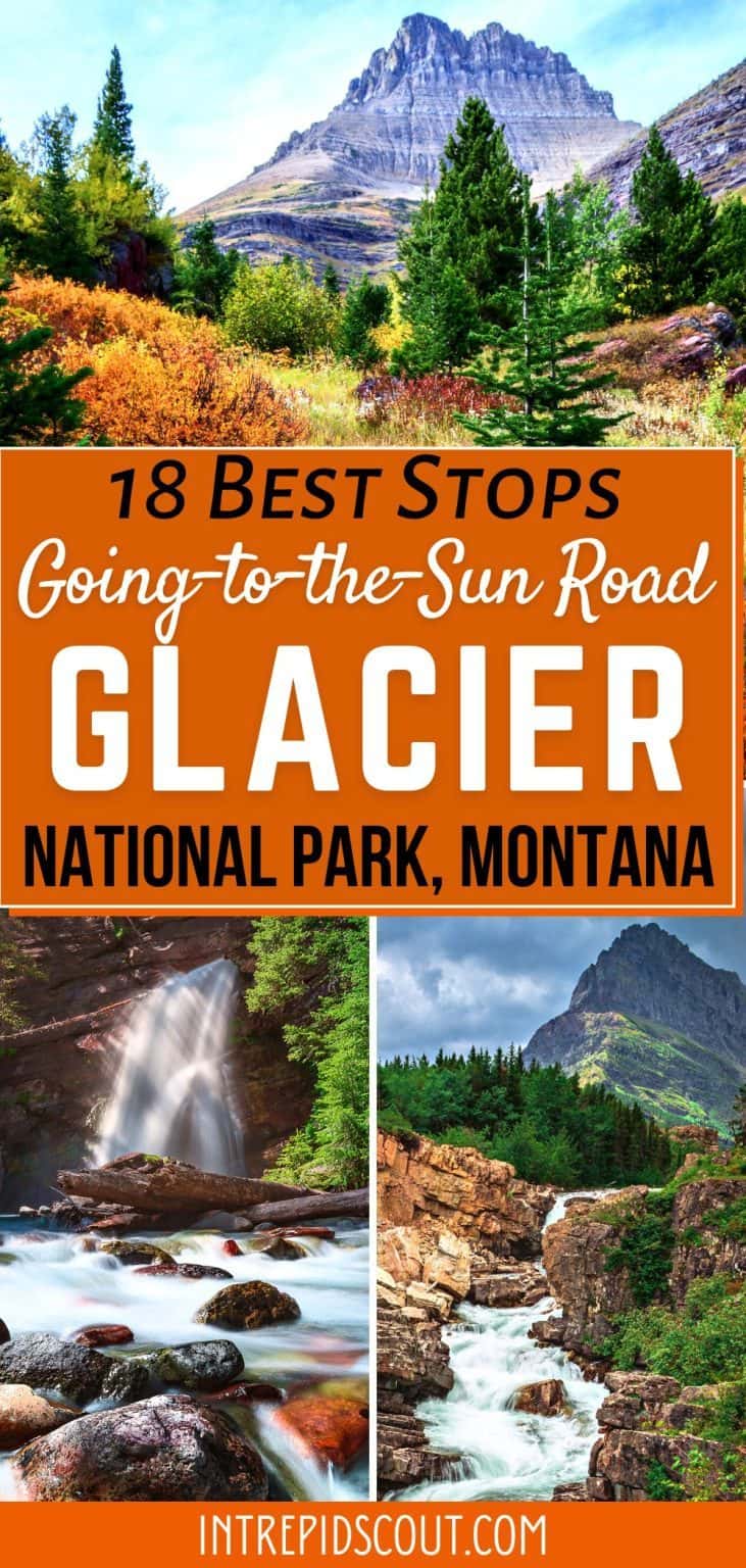18 BEST STOPS on GOING-to-the-SUN ROAD in Glacier National Park ...