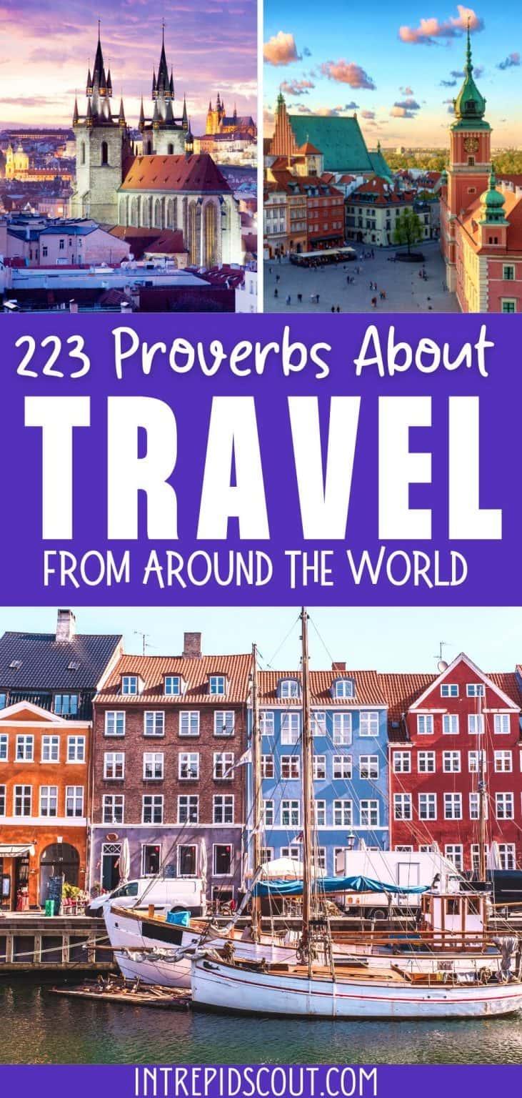 223 Sharp-Witted PROVERBS About TRAVEL (Collected From Around the World ...