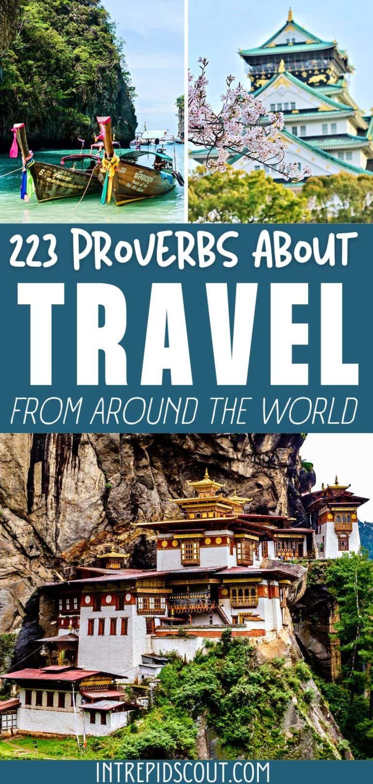 223 Sharp-Witted PROVERBS About TRAVEL (Collected From Around the World ...
