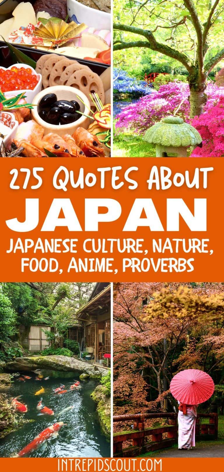 275 Best QUOTES About JAPAN (JAPANESE Culture, Nature, Food, Anime ...