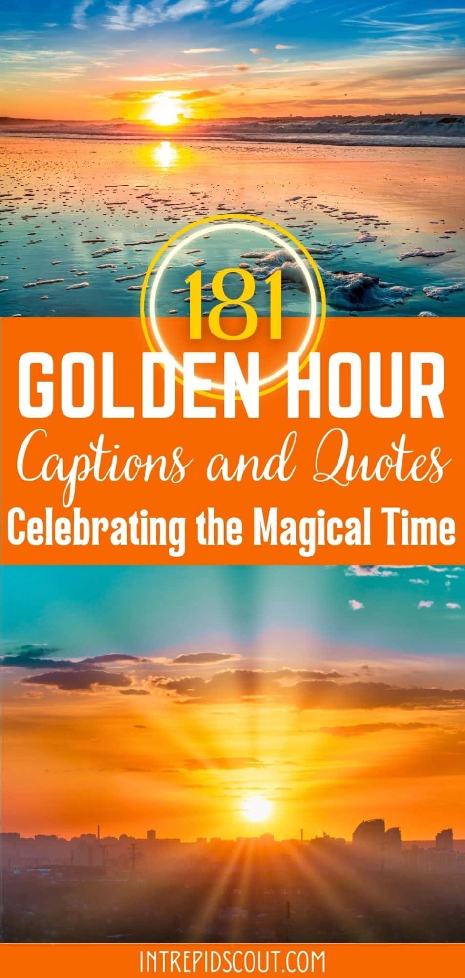 181 Golden Hour Captions and Quotes Celebrating the Magical Time ...