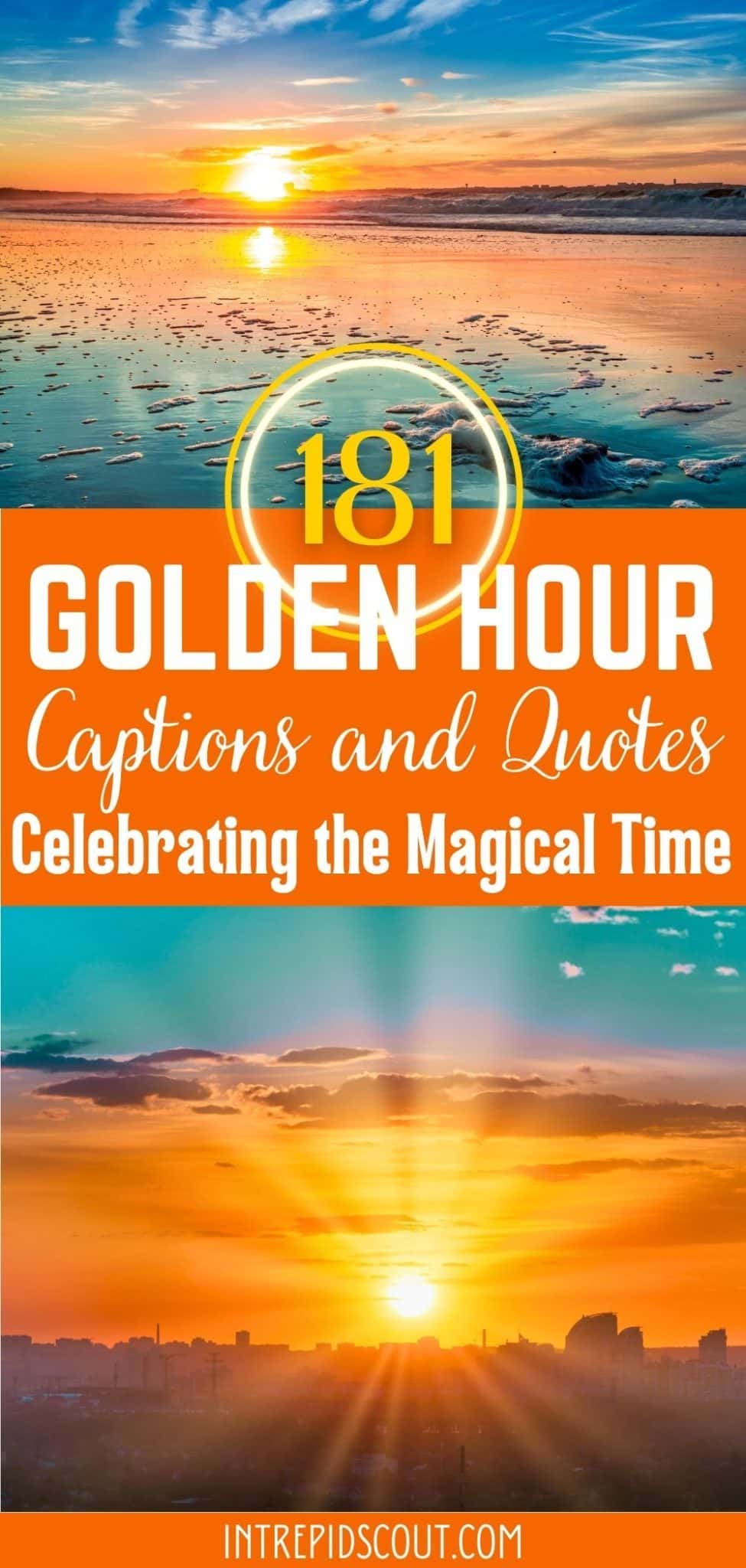 181 Golden Hour Captions and Quotes Celebrating the Magical Time ...