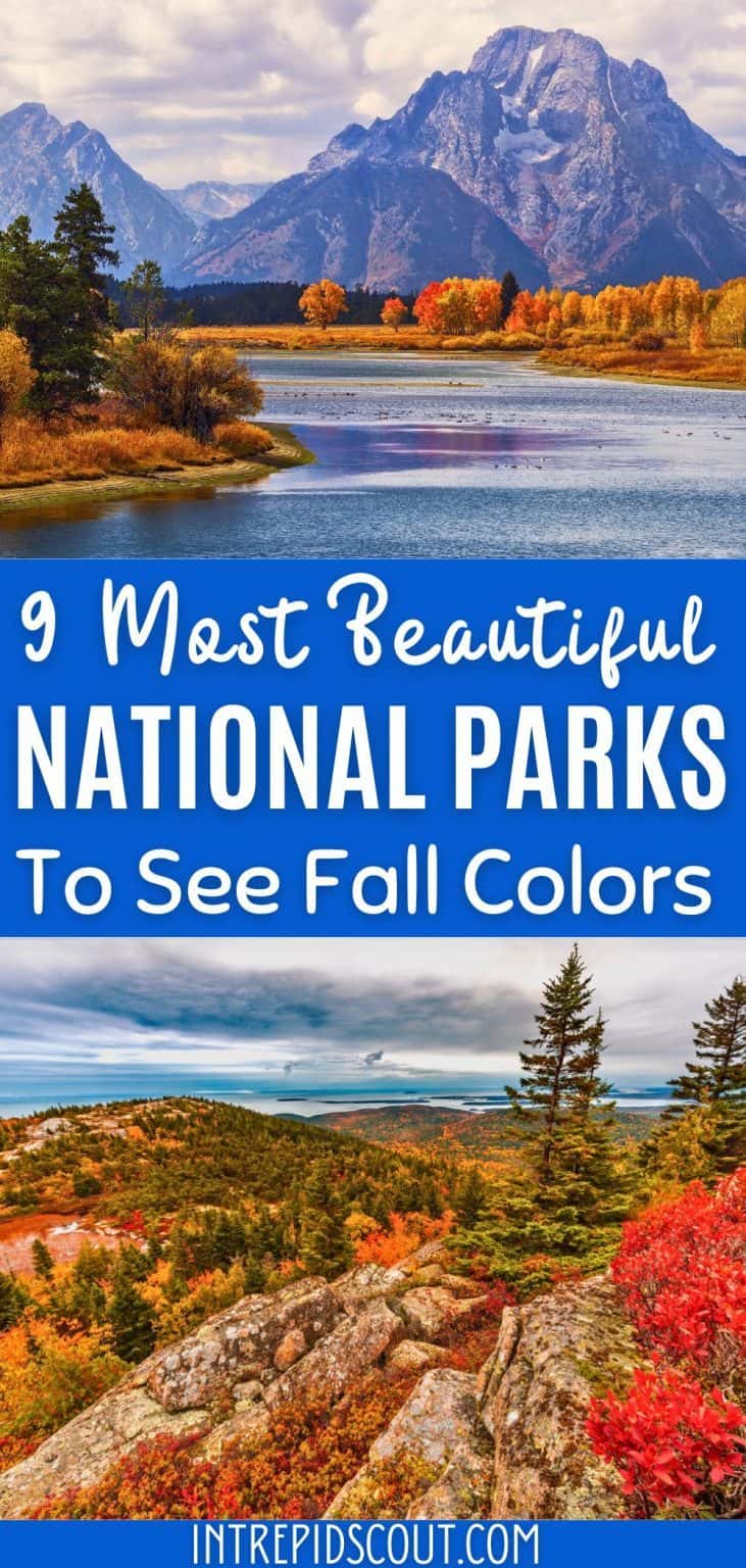 9 Best National Parks to See Fall Colors (Ranked!) • Intrepid Scout