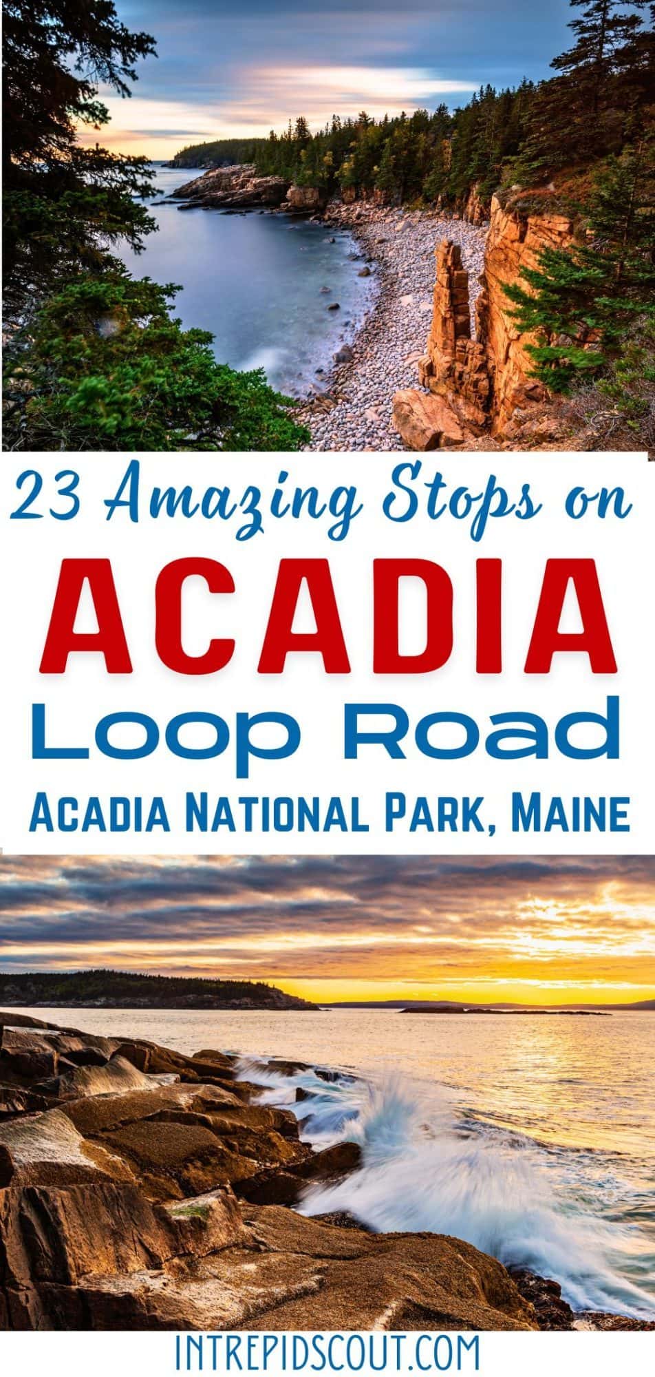 23 Best Stops on Acadia Loop Road (Maps+Useful Tips) • Intrepid Scout
