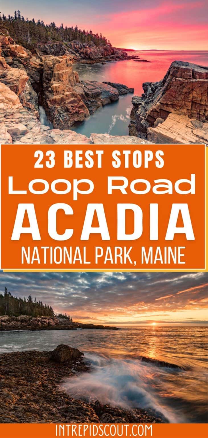 23 Best Stops on Acadia Loop Road (Maps+Useful Tips) • Intrepid Scout