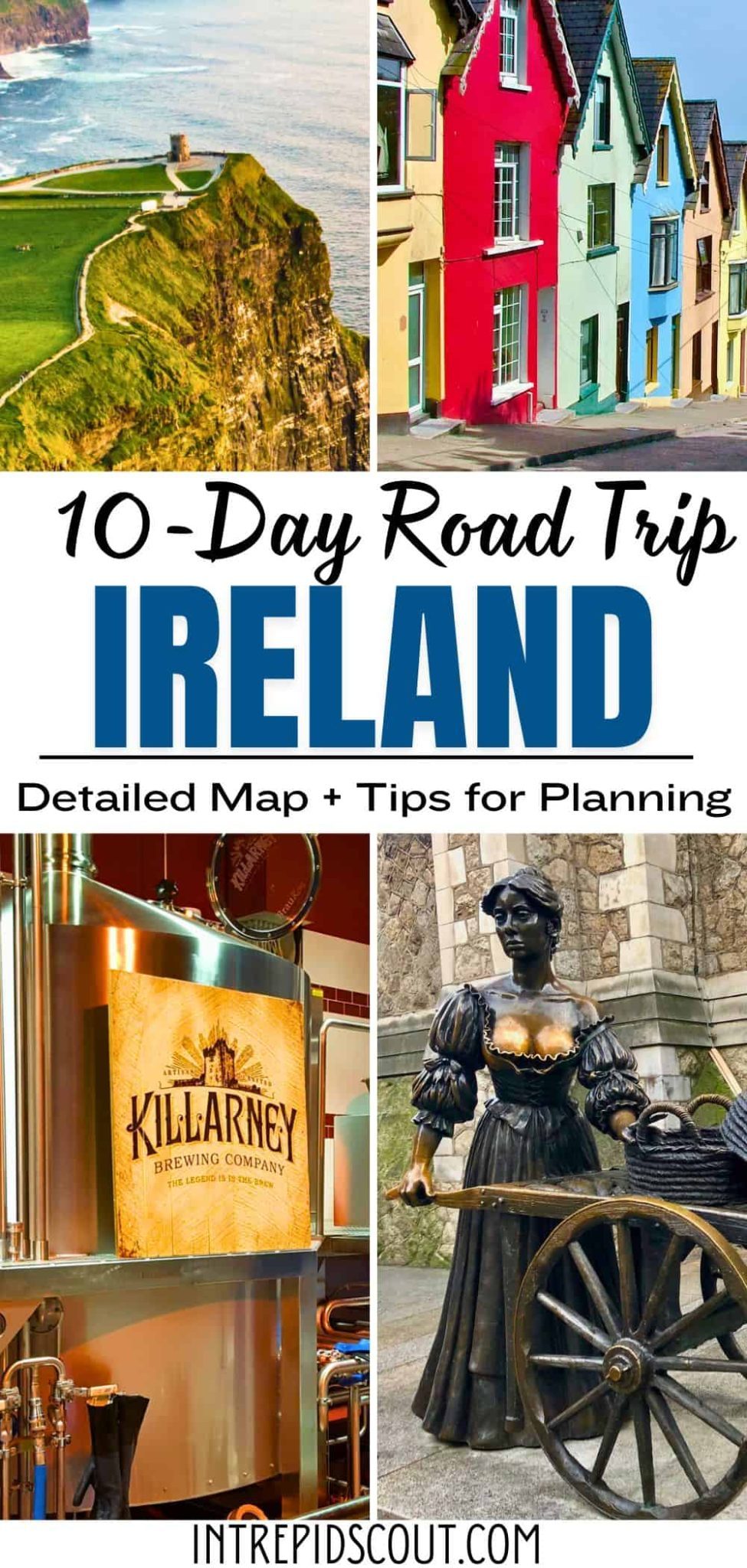 Perfect 10-Day Ireland Road Trip Itinerary (Detailed Map+Tips for ...