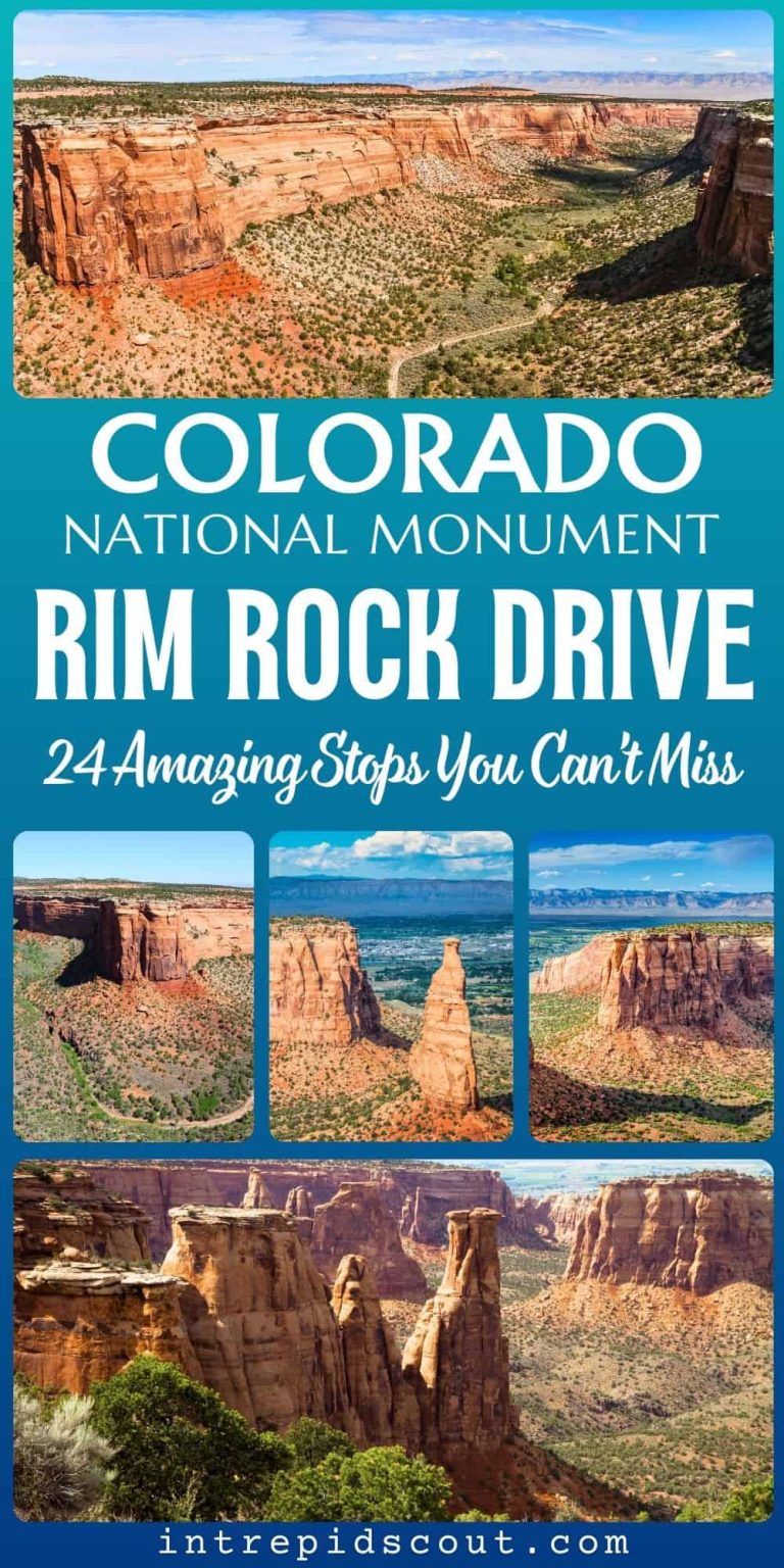 24 Best Stops on Rim Rock Drive in Colorado National Monument (Maps ...
